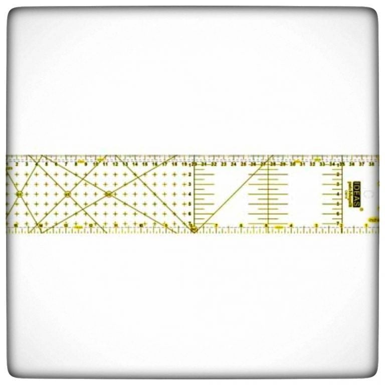 Regla Patchwork Centímetros y Pulgadas - Retales de Tata
